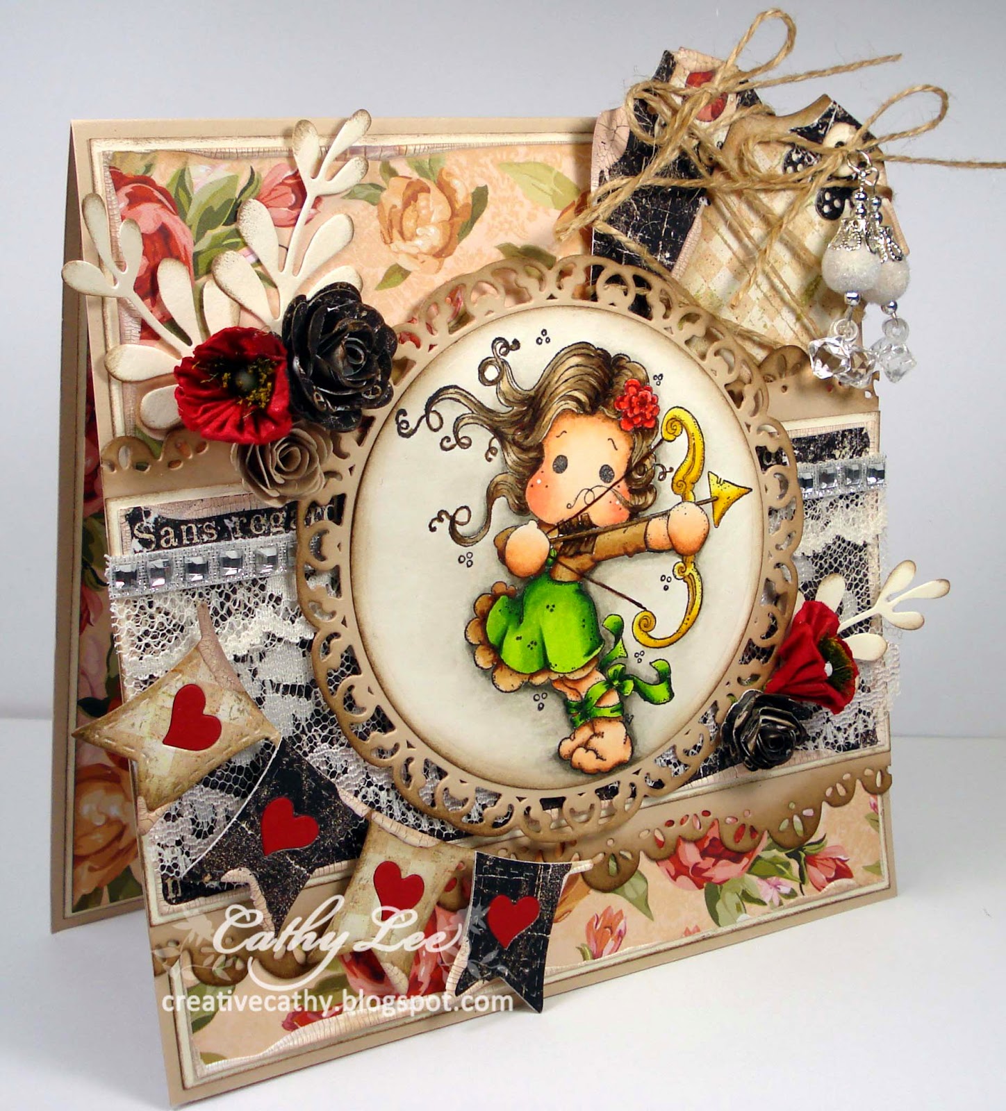 Cathy's Creative Place: Midweek Magnolias - Lacey Lace