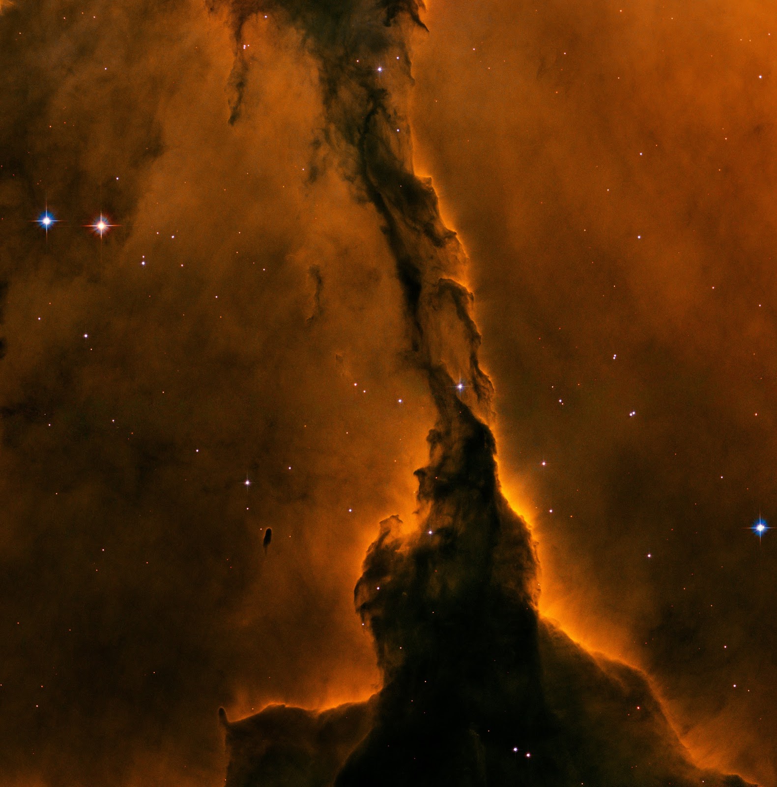 The Eagle Has Risen: Stellar Spire in the Eagle Nebula | Earth Blog