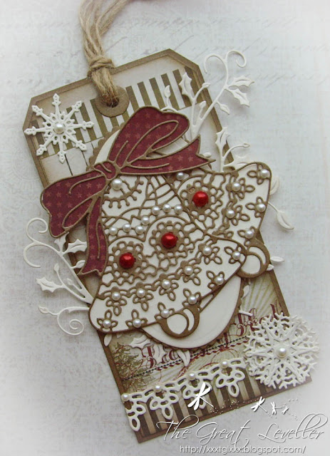 Bow & Bell Tag - Cheery Lynn Designs Inspiration Blog