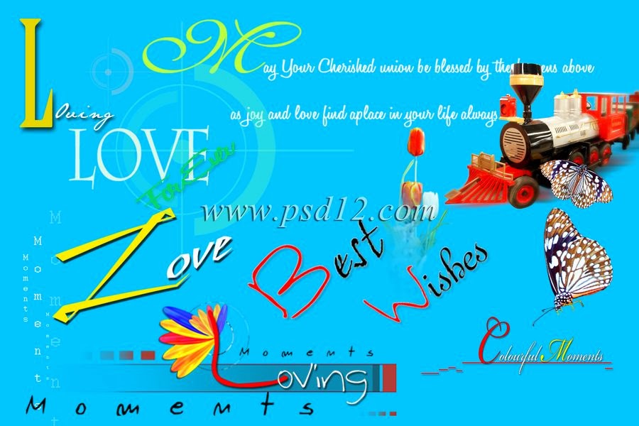 Integrated Text Layers - PSD12