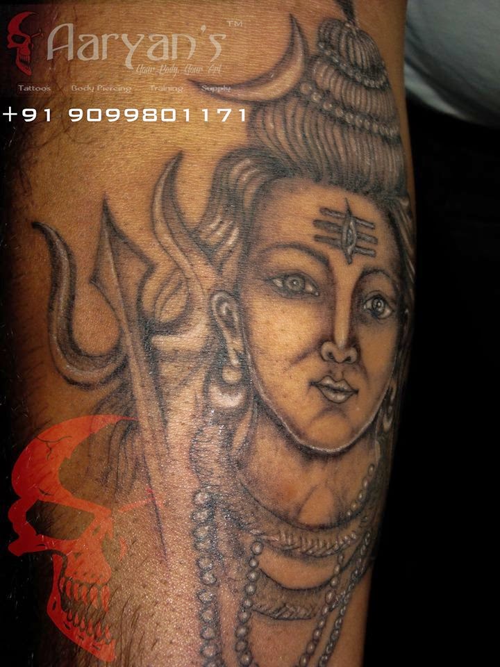Lord Shiva Tattoos by Aaryan @ Aryan's Tattoo and Body Piercing ...