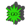 Green GO burst button animated gif