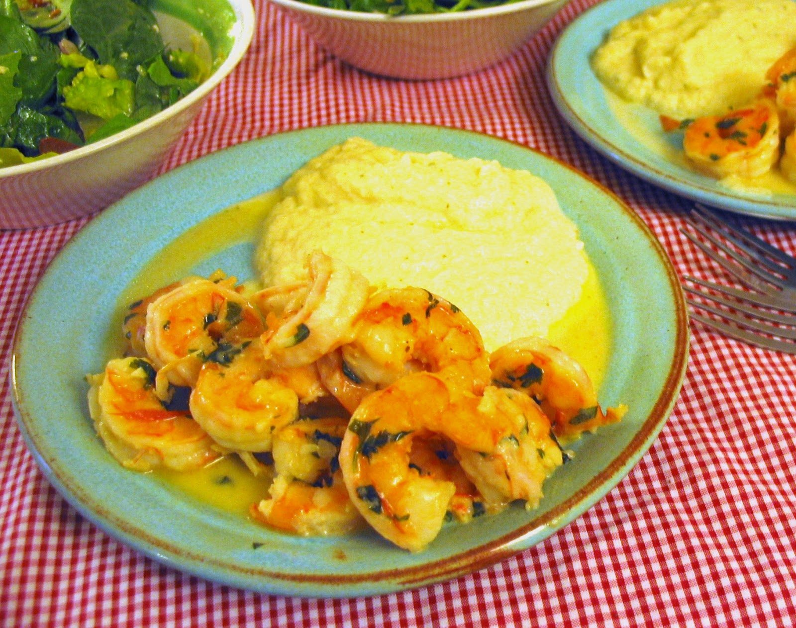 A Starch Free Cookbook: Camarones en Crema con Cilantro (shrimp in a ...