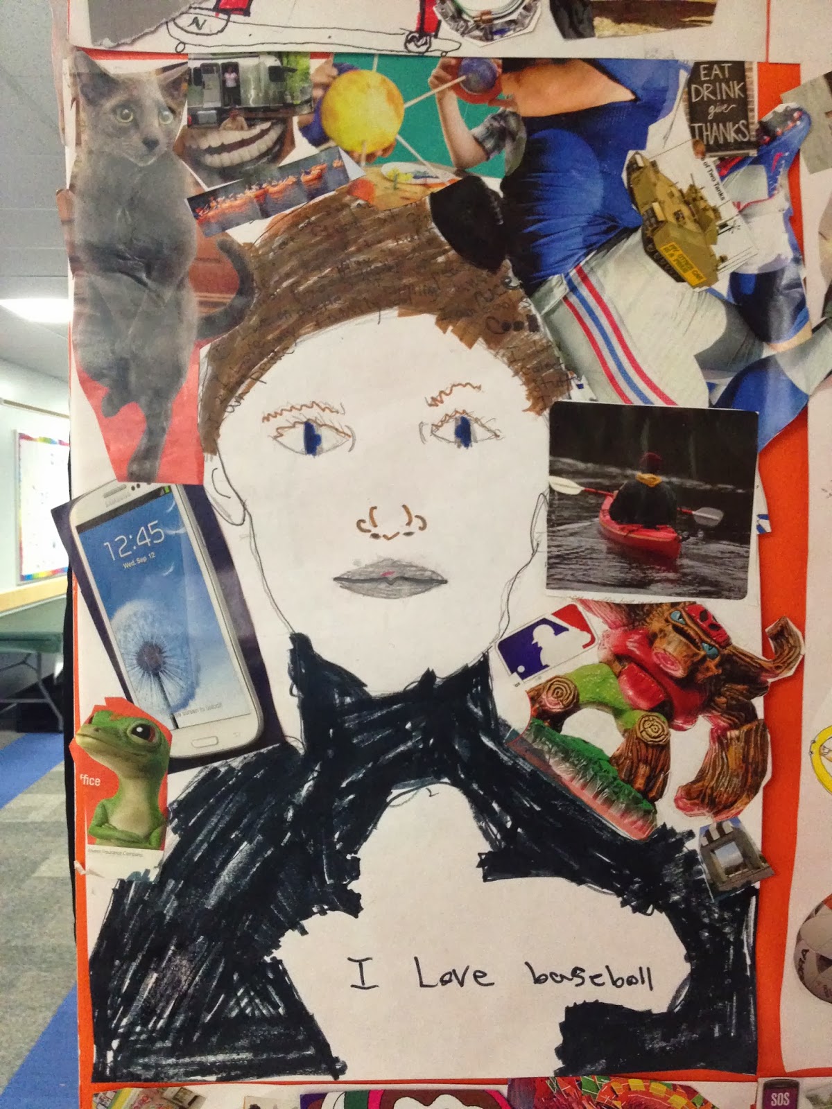 Mud to Masterpiece: 4th Grade Collage Self Portraits!