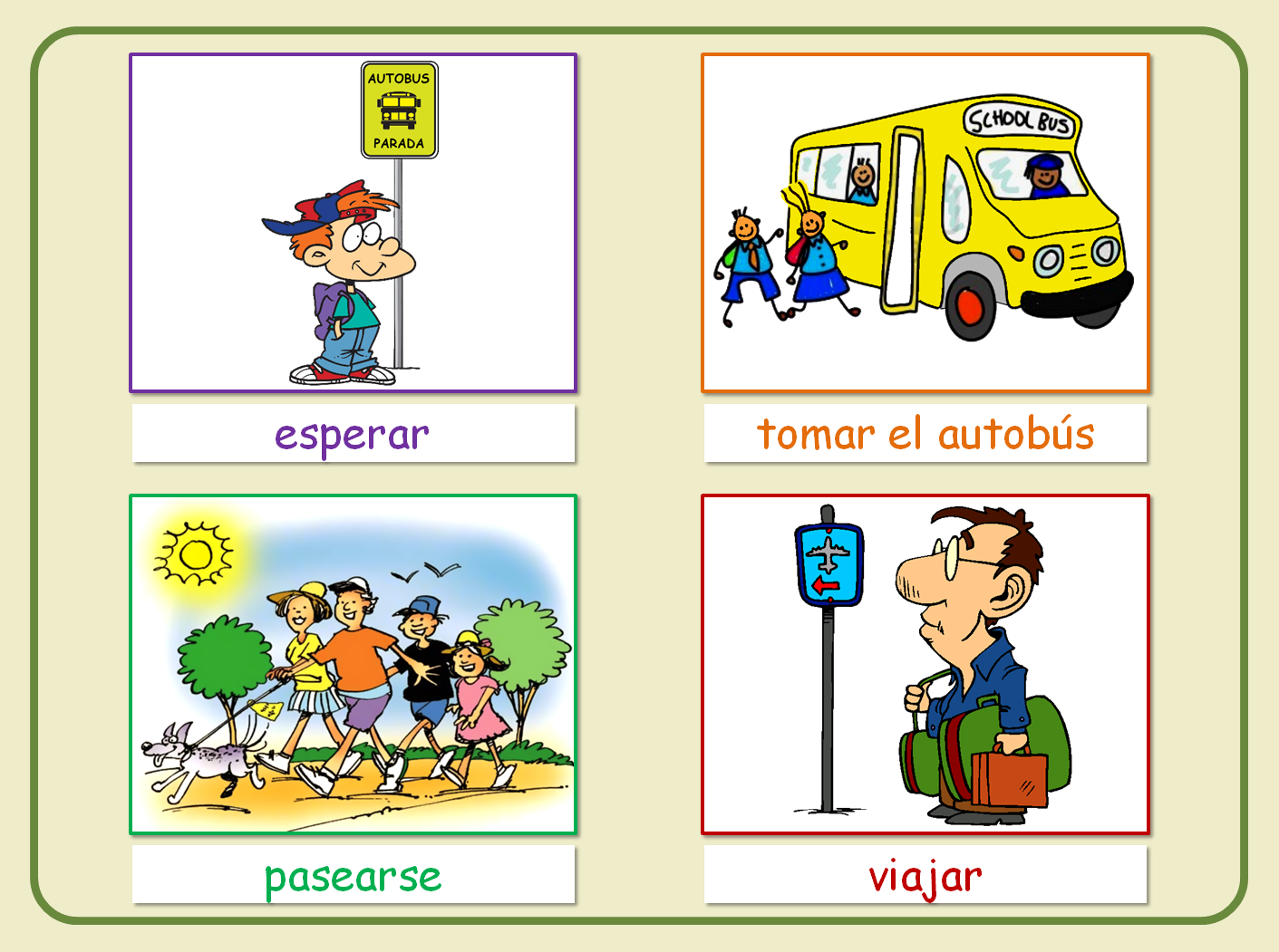 Me encanta escribir en español: Los verbos