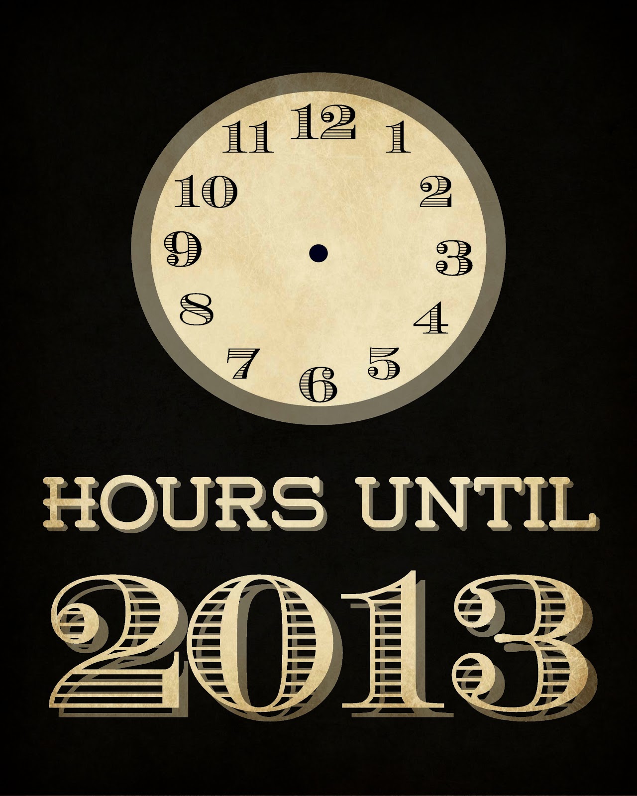 New Year Hour Countdown