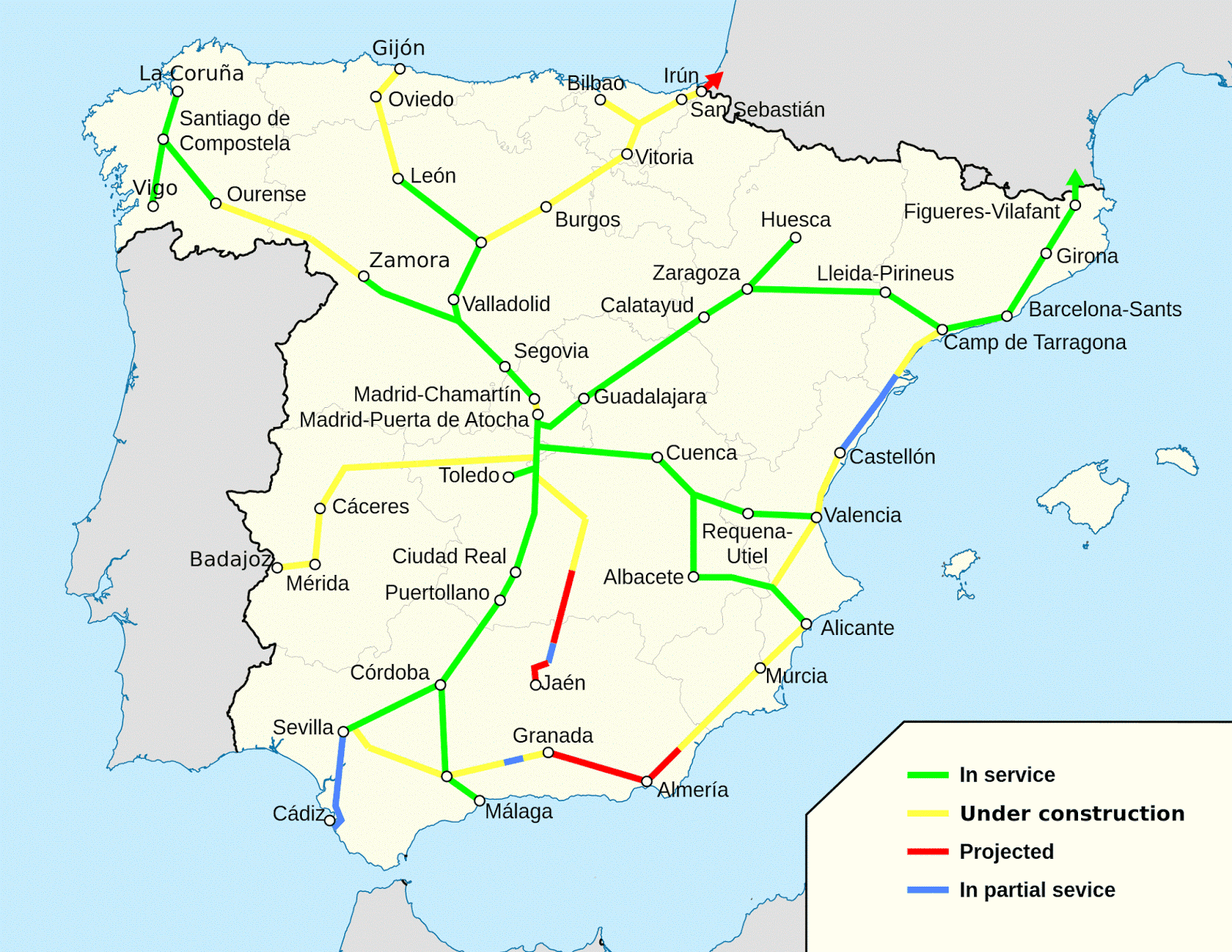 La actualidad, comentada: Trazado RENFE