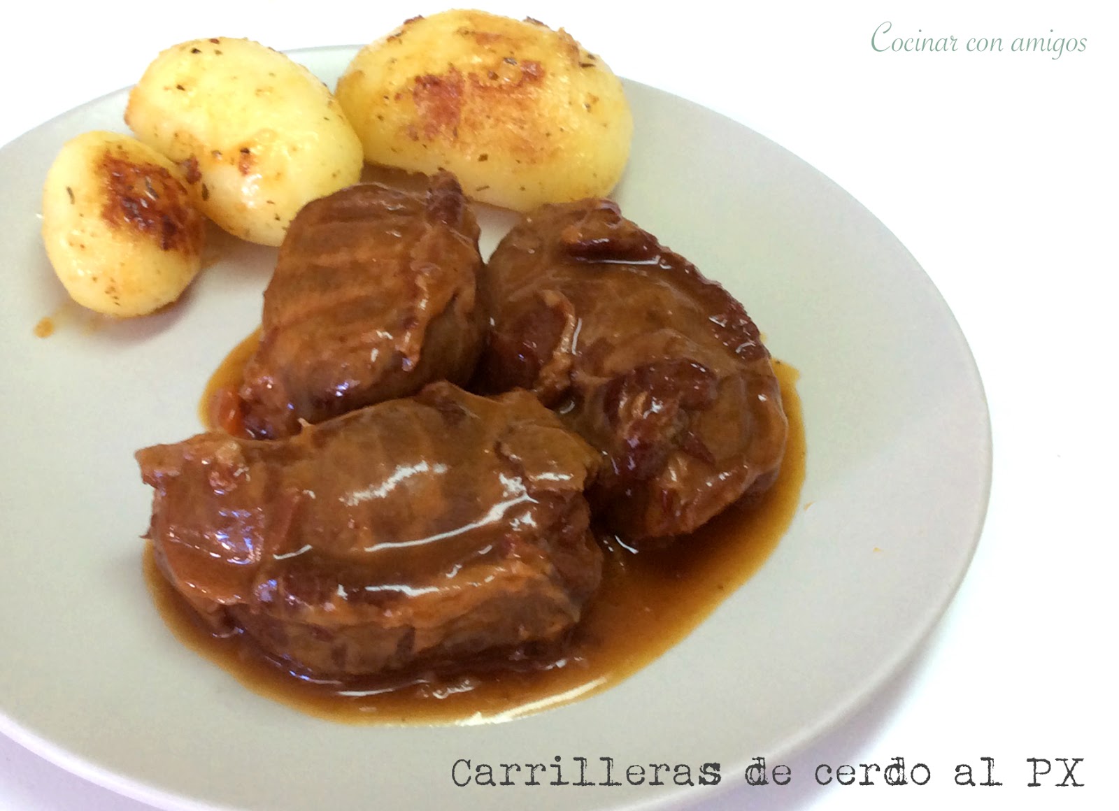 Carrilleras de cerdo al PX | Cocinar con amigos