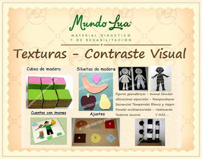 Mundo Lua Material Didáctico y de Rehabilitación: TEXTURAS - CONTRASTE ...