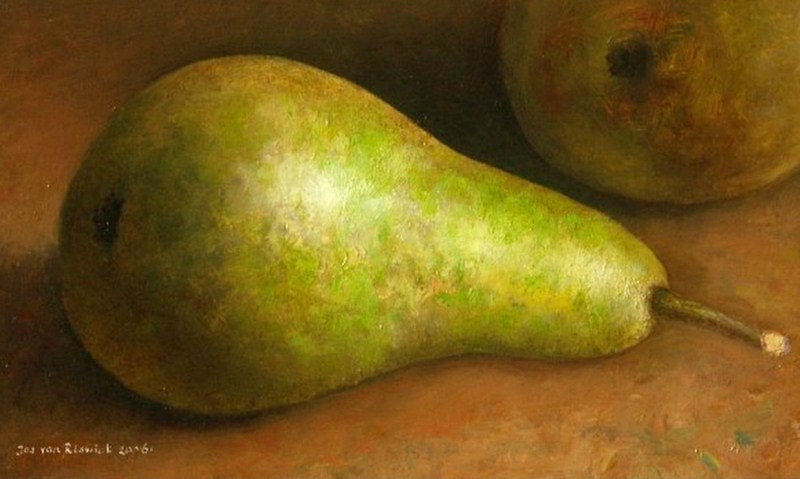 Historia y evolución de la pintura artística : Bodegón con peras ...