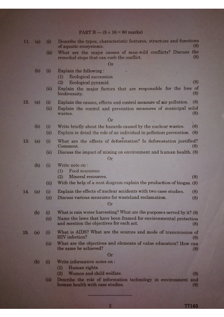 Environmental Science and Engineering GE6351 Anna University April May ...