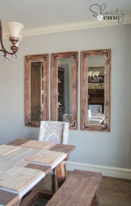 DIY Rustic Full Length Mirrors | Find My DIY