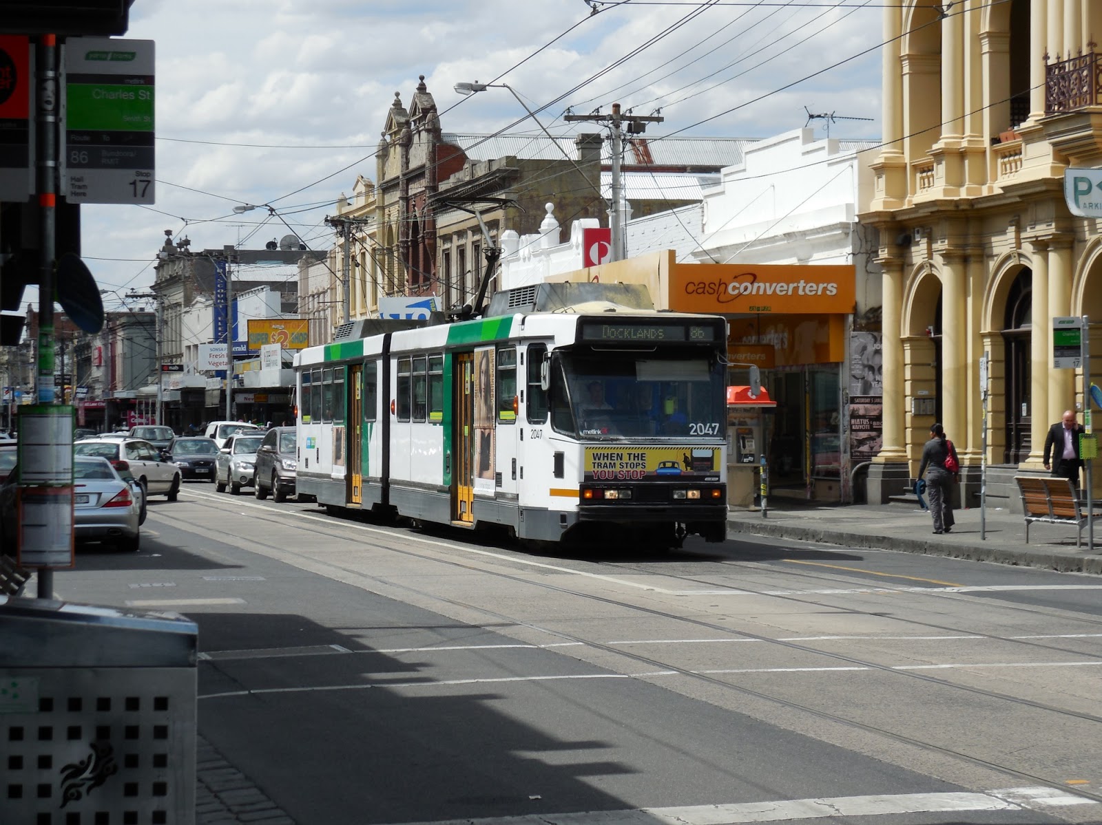 Melbourne Street Art 86: Travelling on the 86 tram