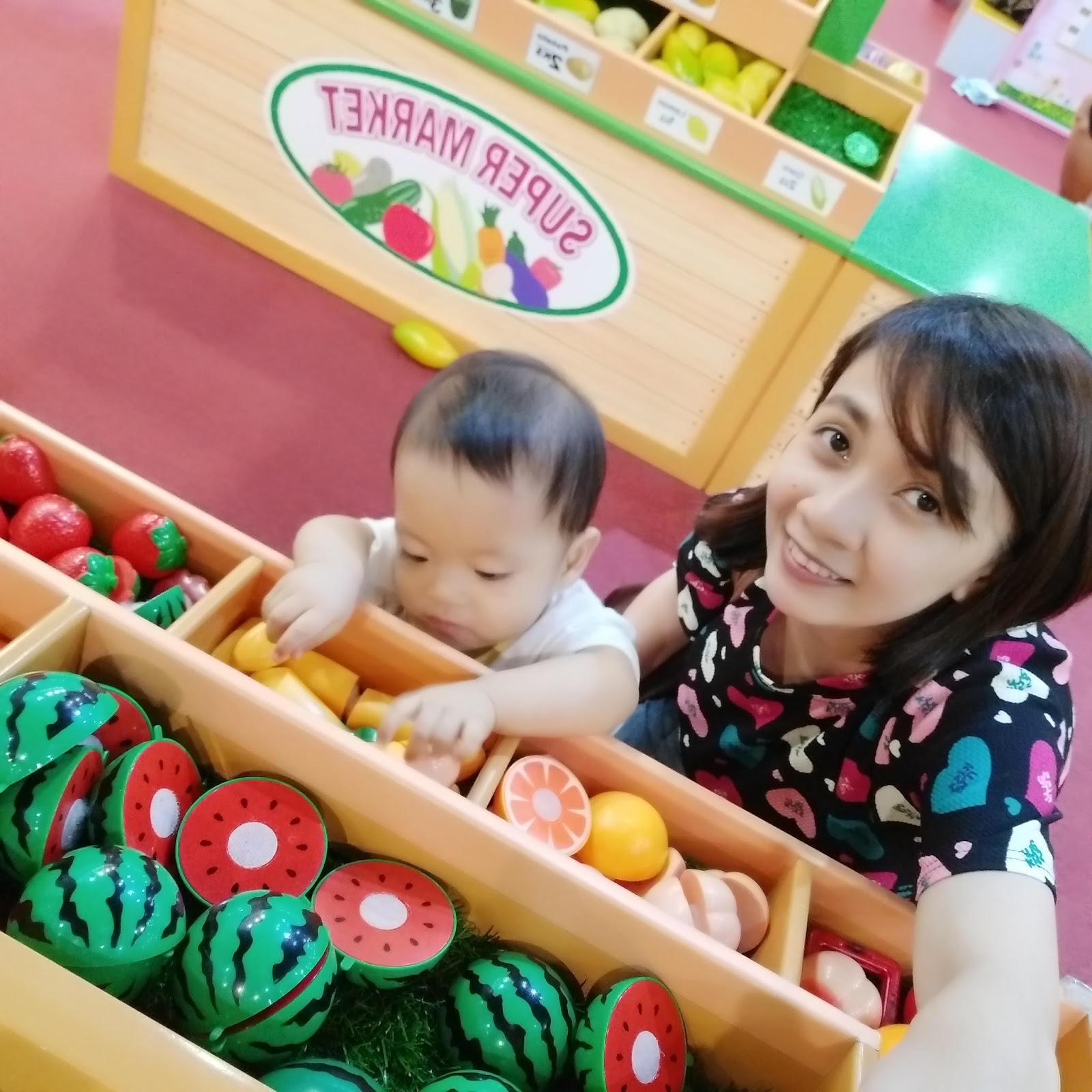 Much love, Mommy: Baby's First Time at Kidzoona