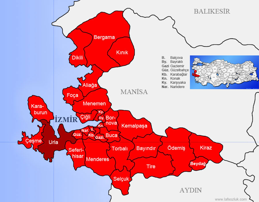Urla nerededir nereye bağlıdır? Urla hangi ilin ilçesidir? - Laf Sözlük
