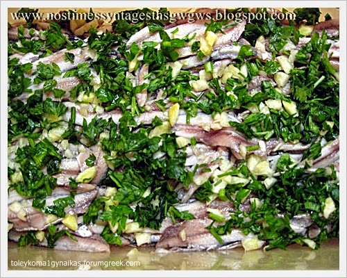 Marinated anchovy (gavro type fish) | deliciousrecipesofgogo