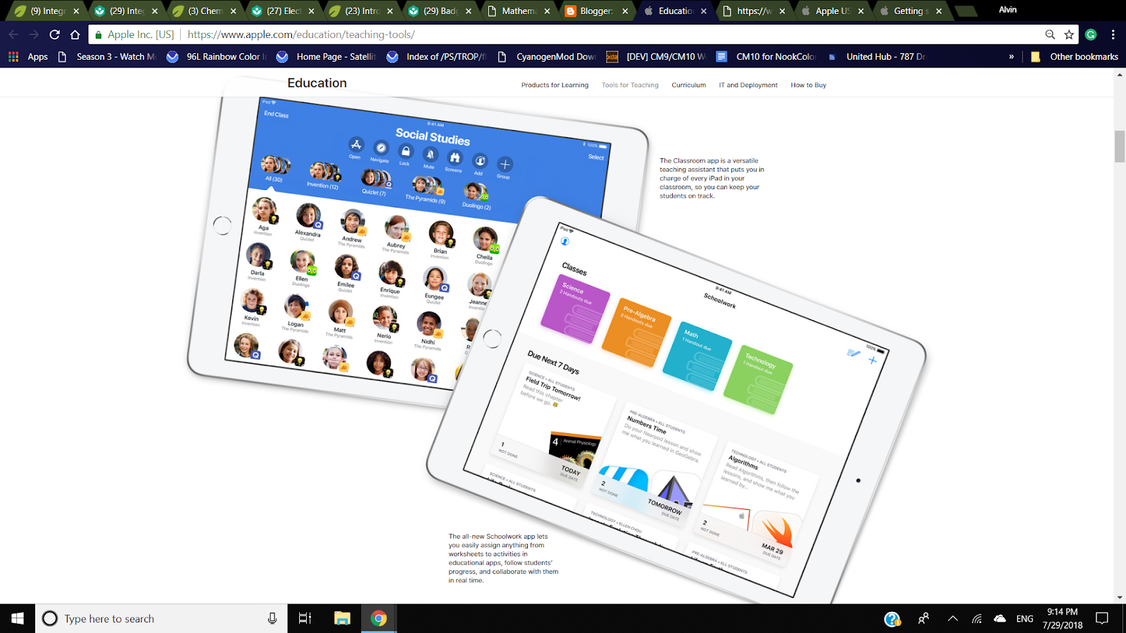 Education Blog: Classroom App (Apple)