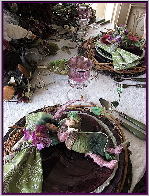 Woodland Elf Table - Purple Chocolat Home