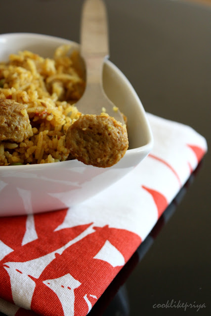 Cook like Priya: Soya Chunks Biryani | Meal Maker Biryani | Meal Maker ...