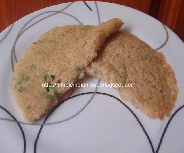 Simple Indian Food- An Easy Cooking Blog: Oats aval dosa