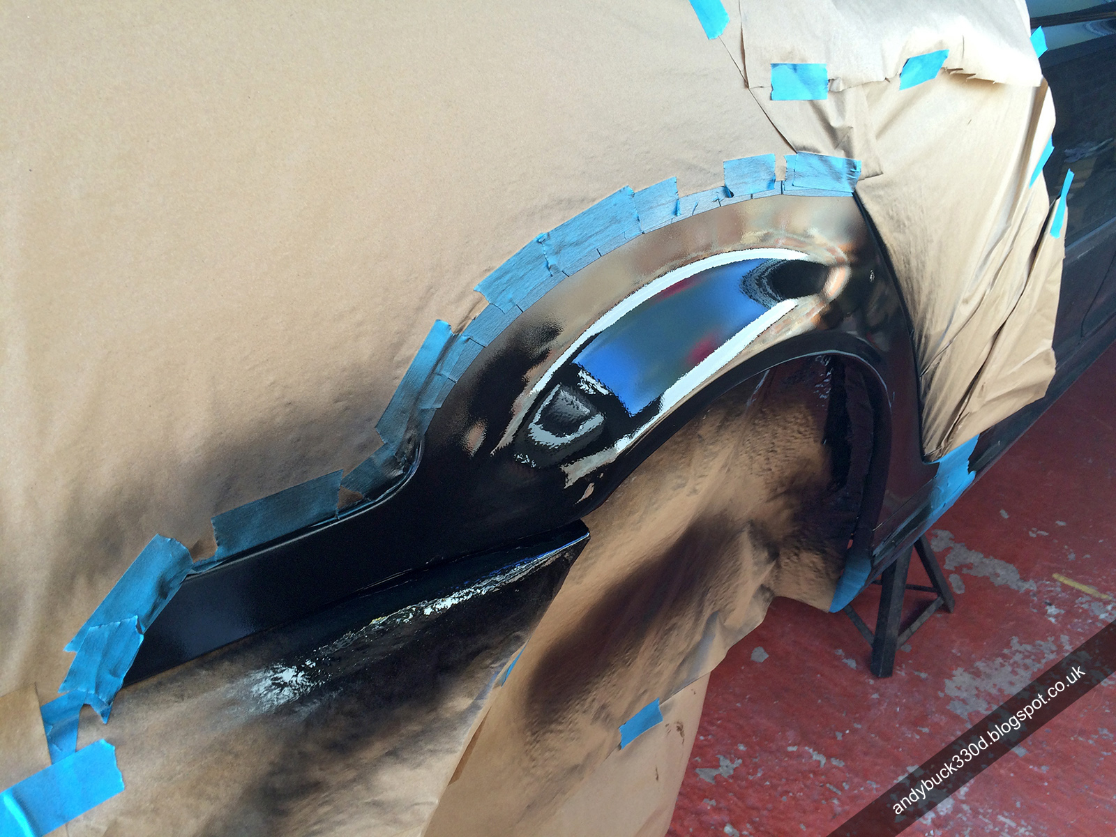 E46 Rear Wheel Arch Rust Repair and Respray [DIY]