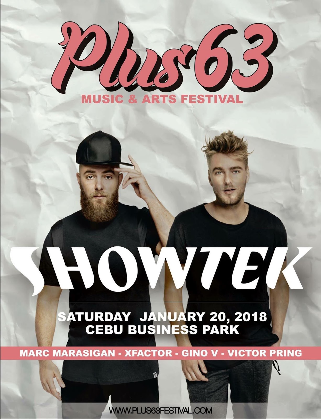 QUICK GUIDE: Plus63 Music And Arts Festival With Showtek! - FaceCebu ...