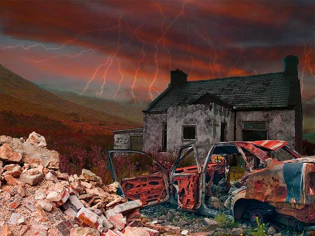 Post Apocalyptic Scene Using Photoshop | OnlineDesignTeacher