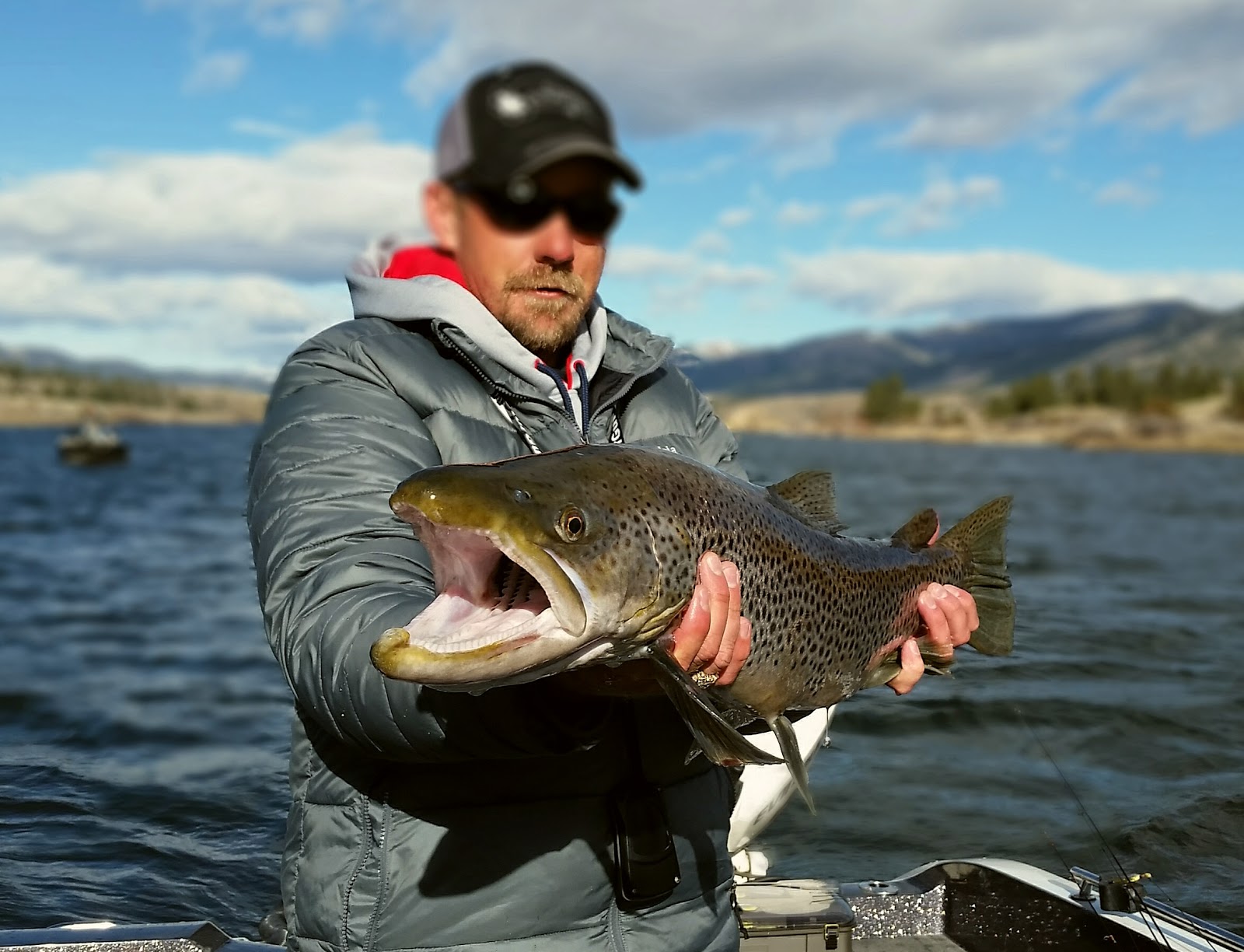 Always travel with fishing gear: Thirty-inch brown