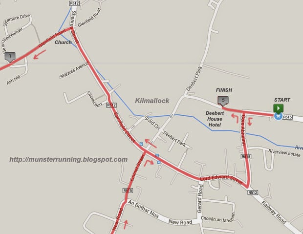 Running in Munster, Ireland: Race notice...Kilmallock 5 mile road race ...