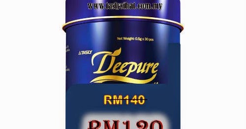 Blog Tasly Sihat: TASLY DEEPURE TEA