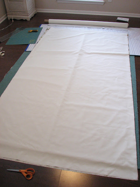 Our Nesting Ground: Lined Curtain Panels and Tie-Back Tutorial