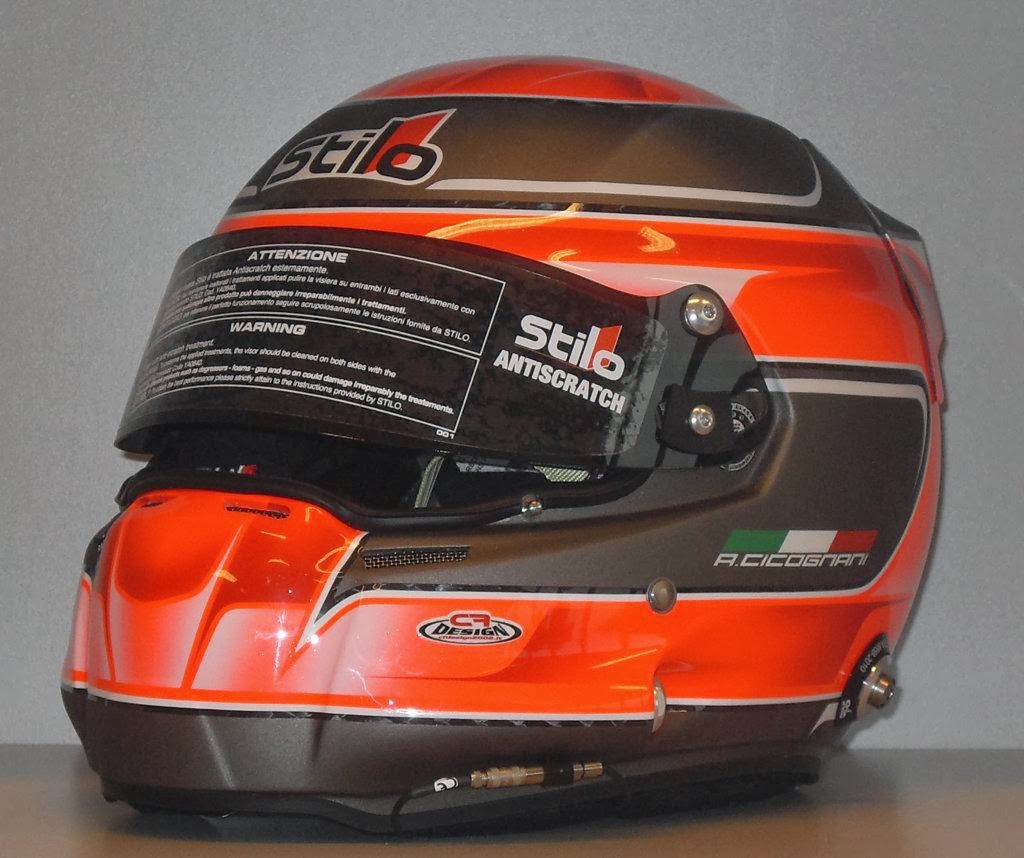 Racing Helmets Garage: Stilo ST4W A.Cicognani 2013 by CF Design