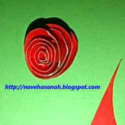 Cara Membuat Bunga dari Kertas : Mawar Merah
