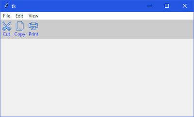 Cara Membuat Toolbar dengan Tkinter Python