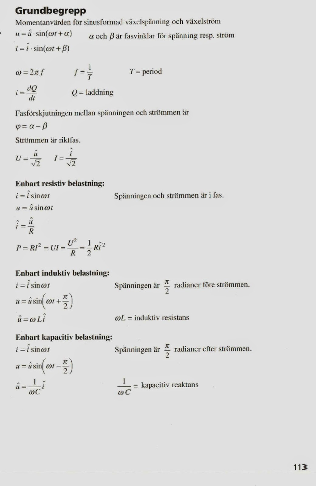 Max Skolblogg: fysik: formelsamling
