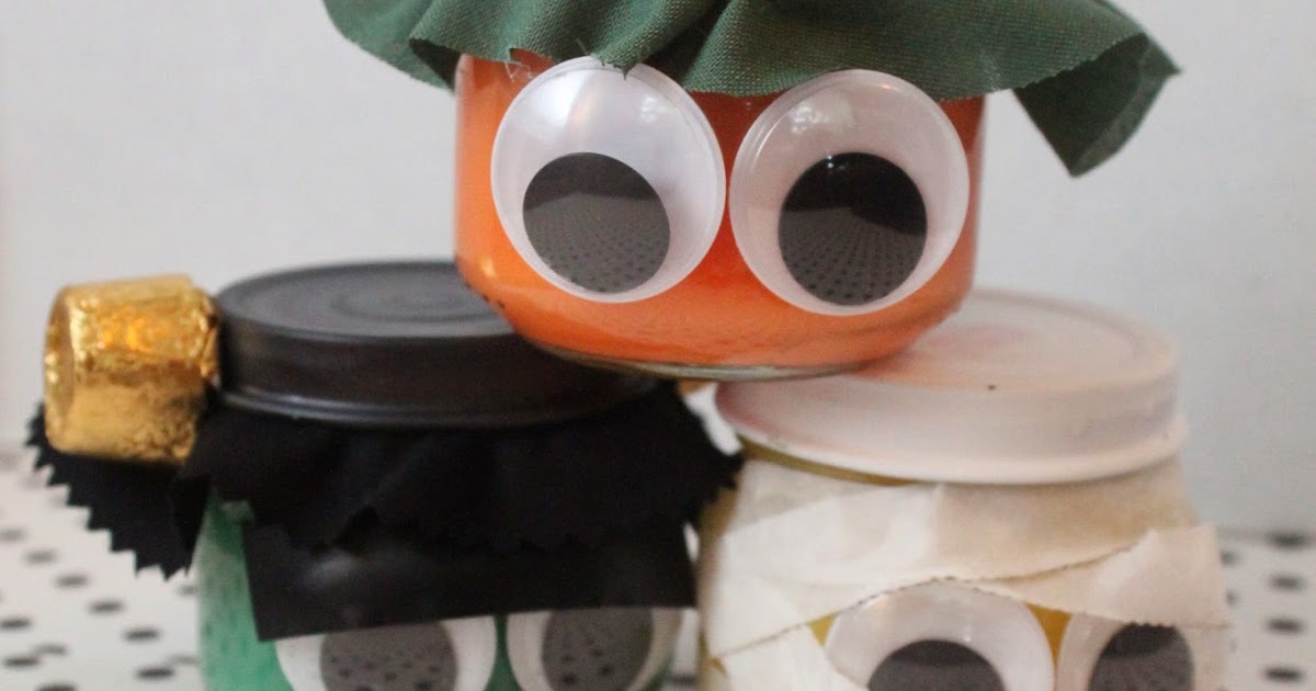 EAT+SLEEP+MAKE: DIY Monster Pudding Jars (Halloween Craft)