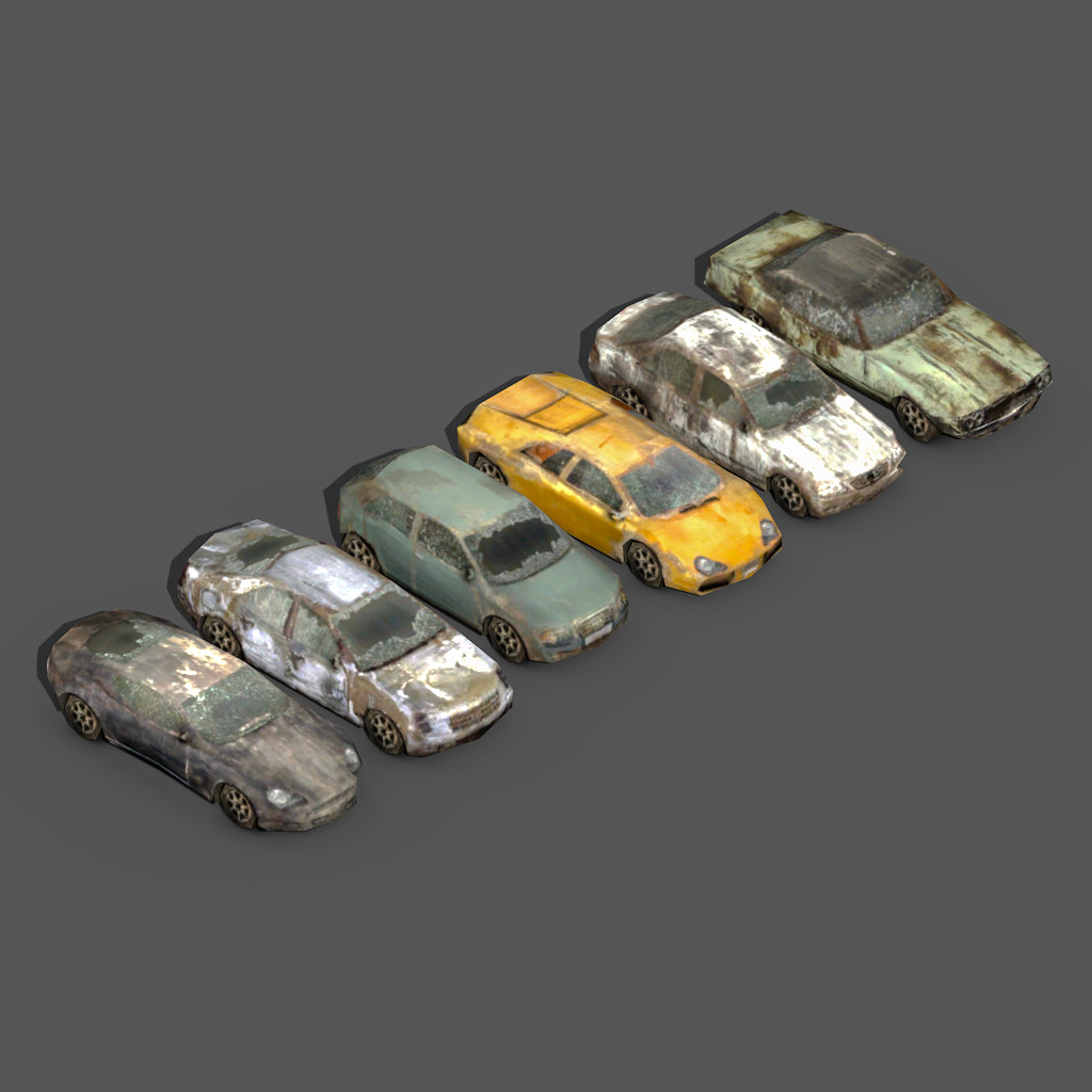 3d Auto Club: 3D Models of Broken Cars