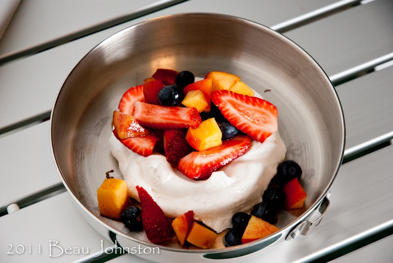 Meringue Nests with Fresh Fruit