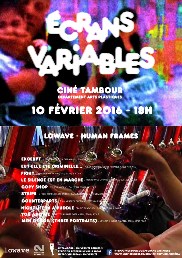 Instamatic studio: Ecrans variables - Lowave - Human frames