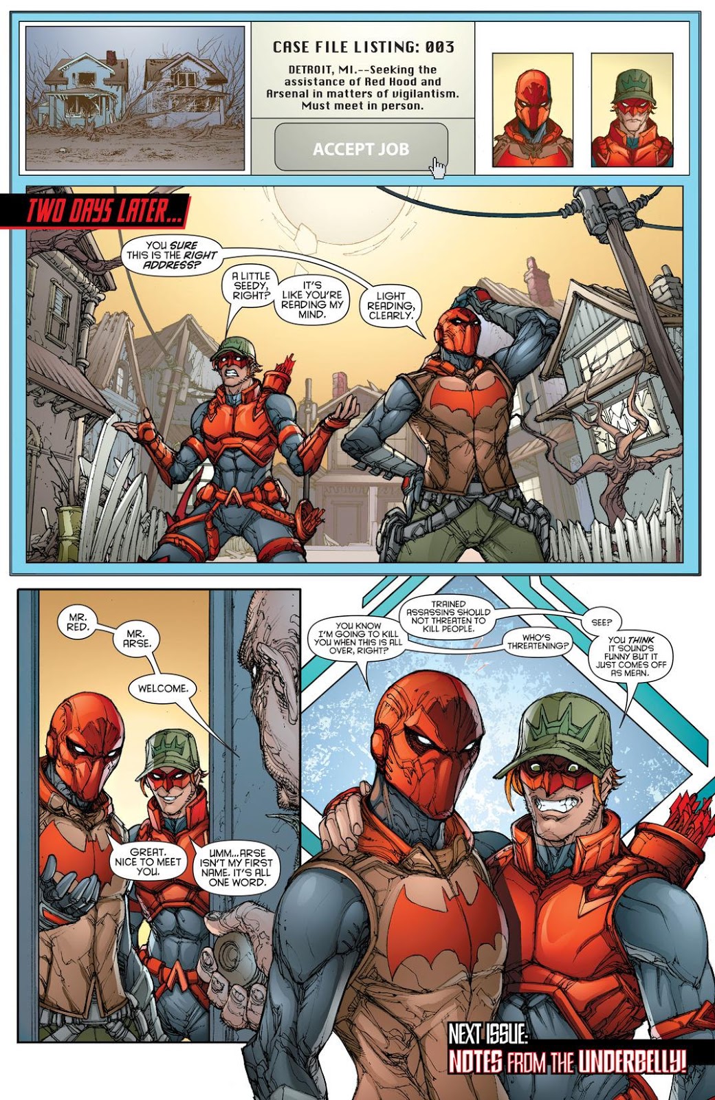Weird Science DC Comics: Red Hood/Arsenal #2 Review and *SPOILERS*