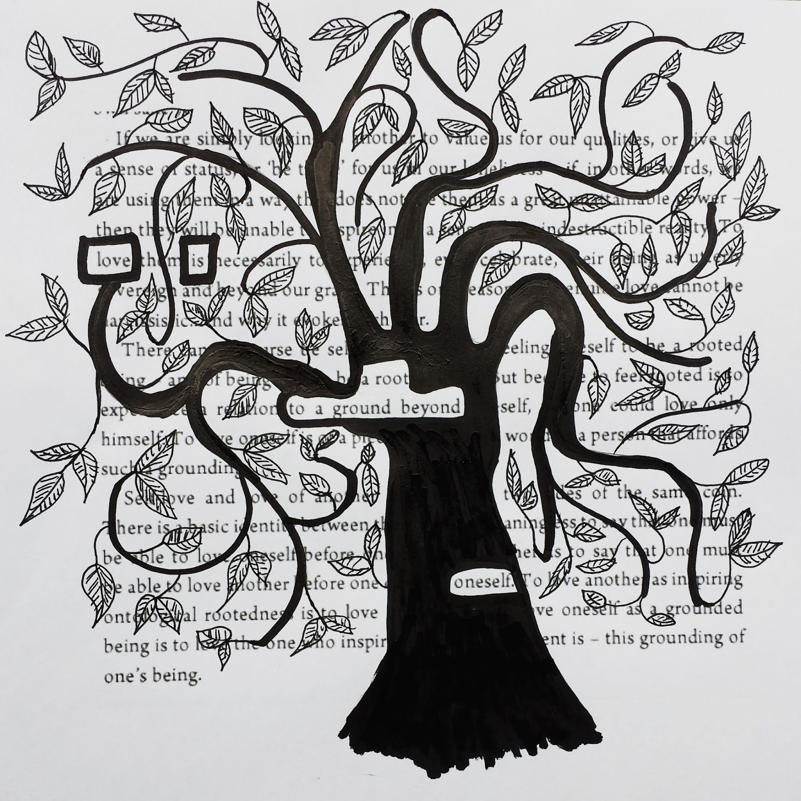 Blackout poetry - upcycling book pages with whimsy | the ReFab Diaries