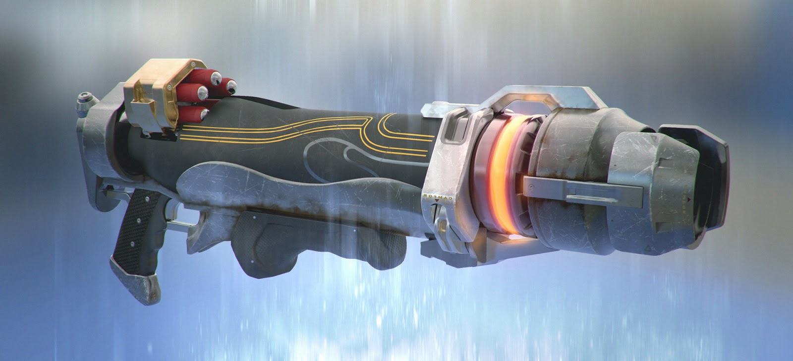 Rocket launcher cosplay prop for Anubis Pharah by Germia | Germia ...