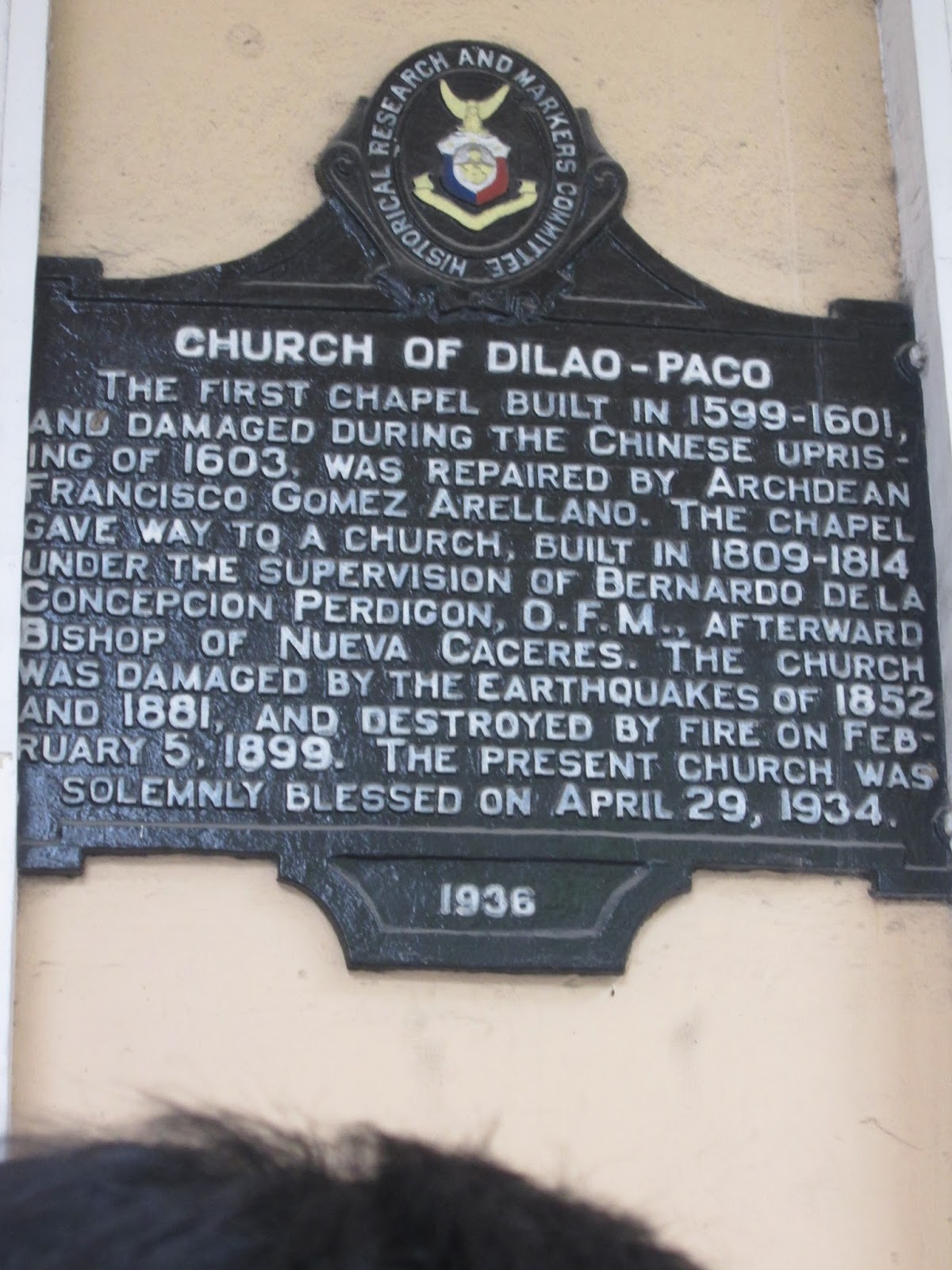 Historical Landmarks In Paco Manila, Philippines: San Fernando de Dilao ...