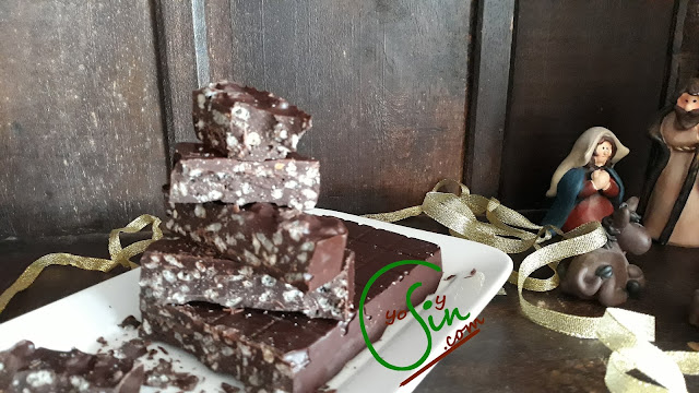 Turrón de Chocolate Negro Crujiente - sin gluten, sin lácteos, sin azúcar