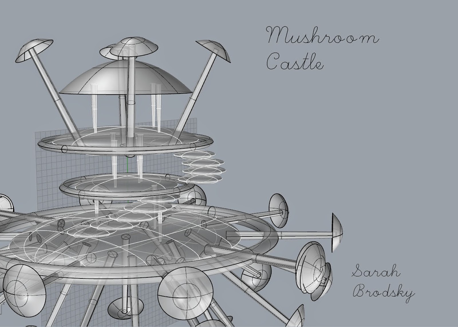 ELDS 205: Computer Aided Product Design: Sarah Brodsky: Week 1 Castle