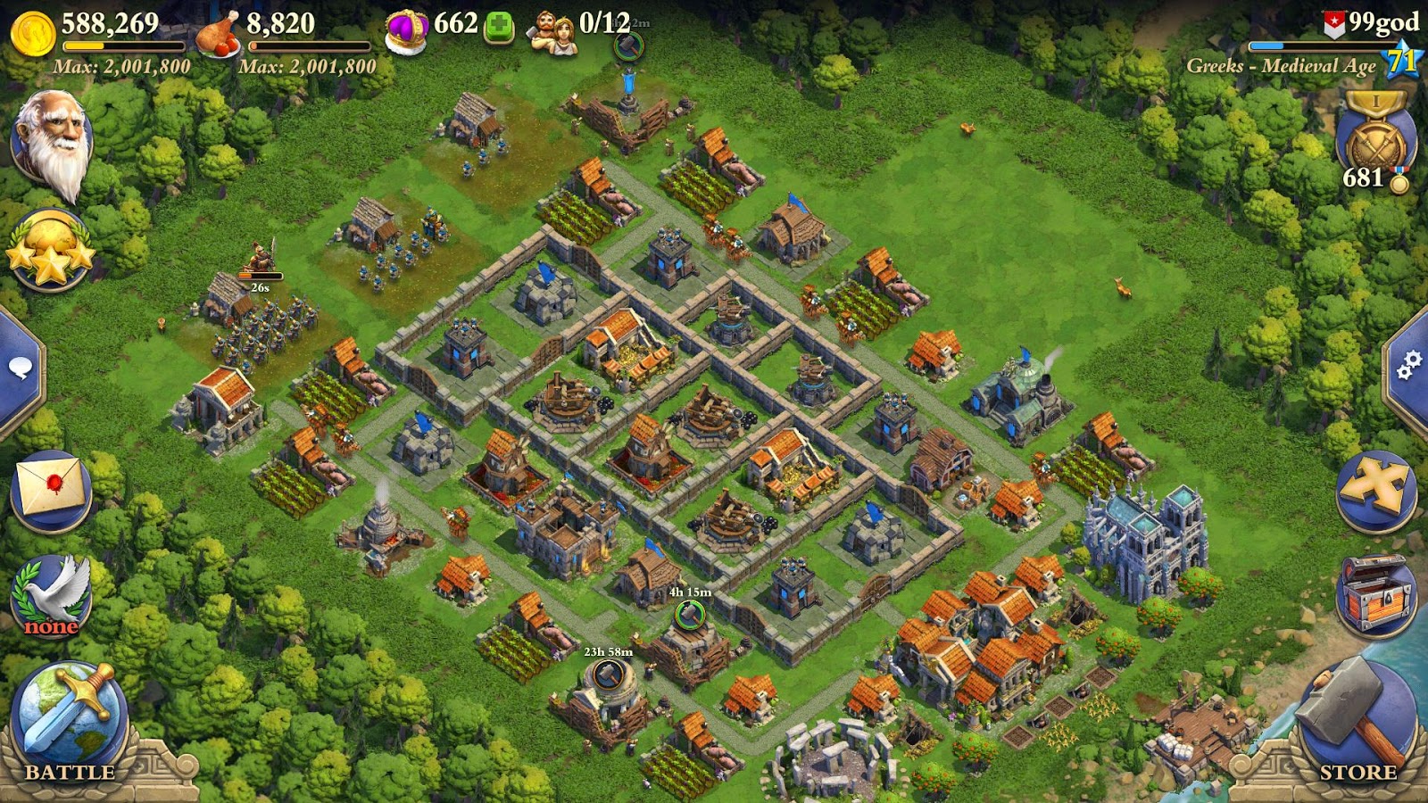 Medieval Age Base Layouts - DomiNations Guides