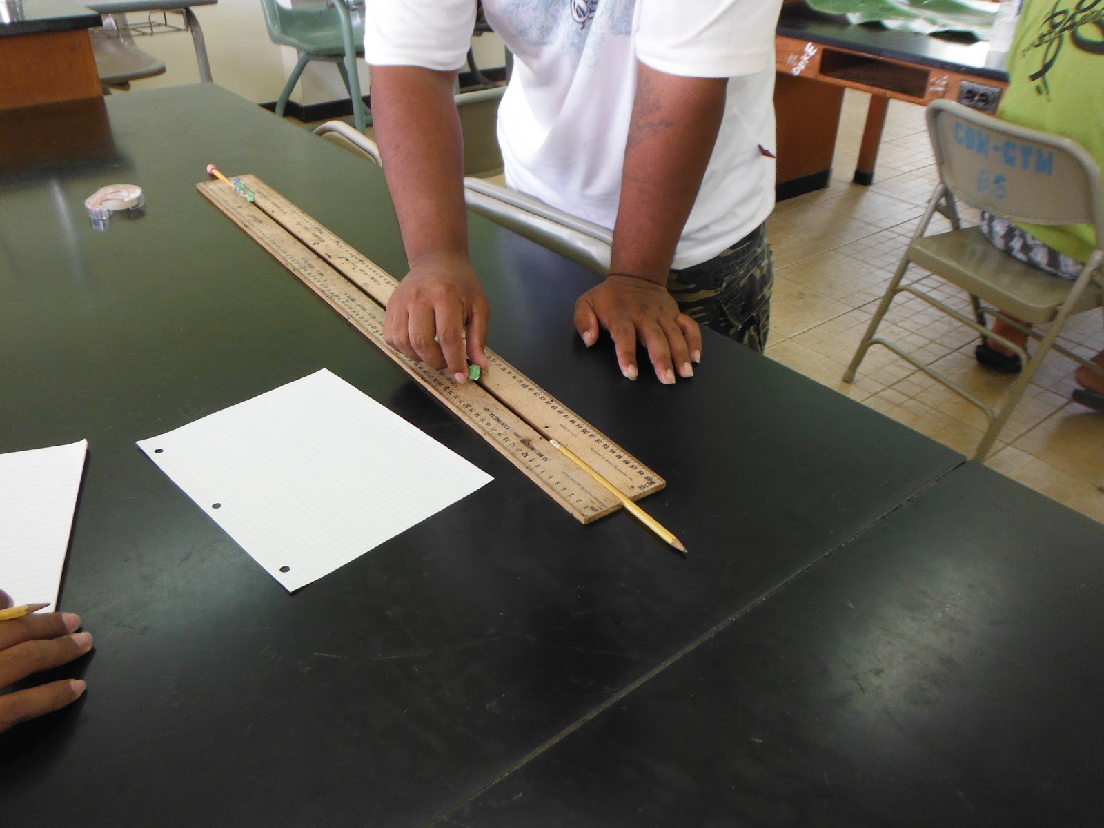 Marble motion and momentum