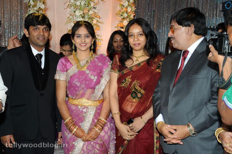Tollywood Celebrities @ Ambika Krishna Son Marriage Reception