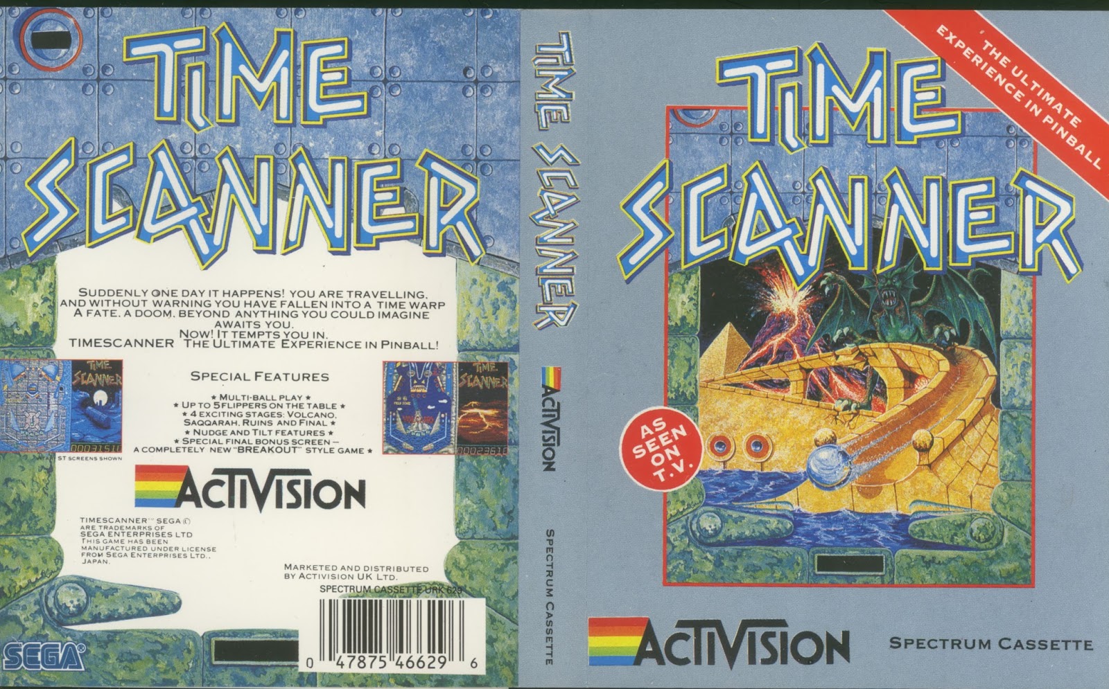 Capas ZX Spectrum para Mobygames: Time Scanner