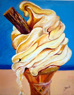 Great Yarmouth Art Gallery: '99' Ice Cream Painting By Great Yarmouth ...